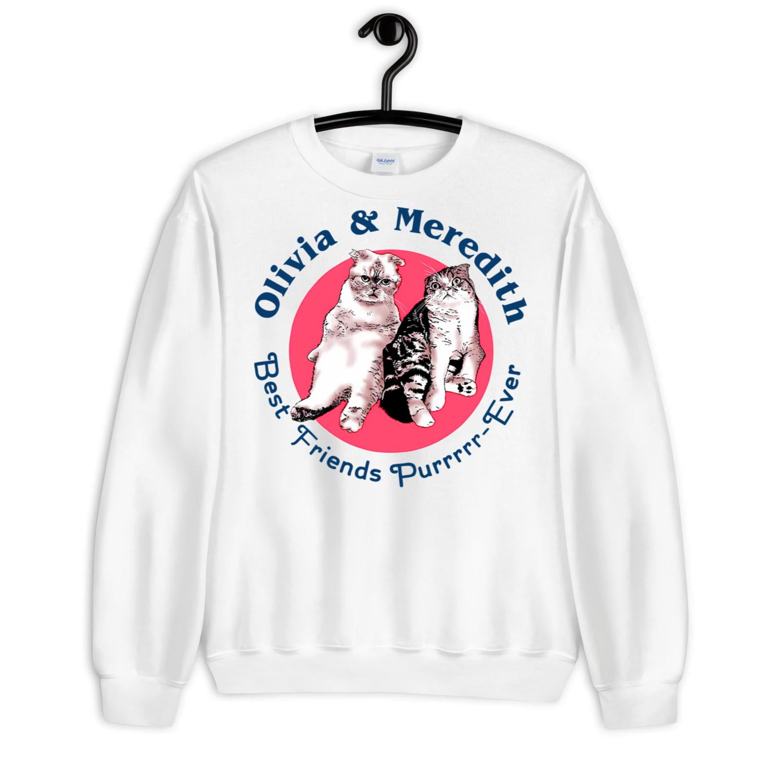 Best Friends Forever Cat-Themed Shirt-TH4458 - Walmart.com