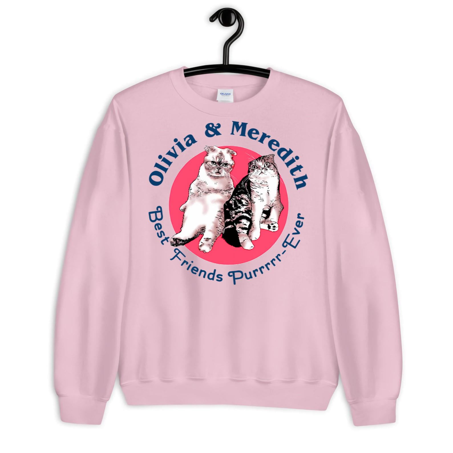 Best Friends Forever Cat-Themed Shirt-TH4458 - Walmart.com