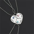 Best Friends Forever and Ever Necklace with Crystal Broken Heart Charm ...