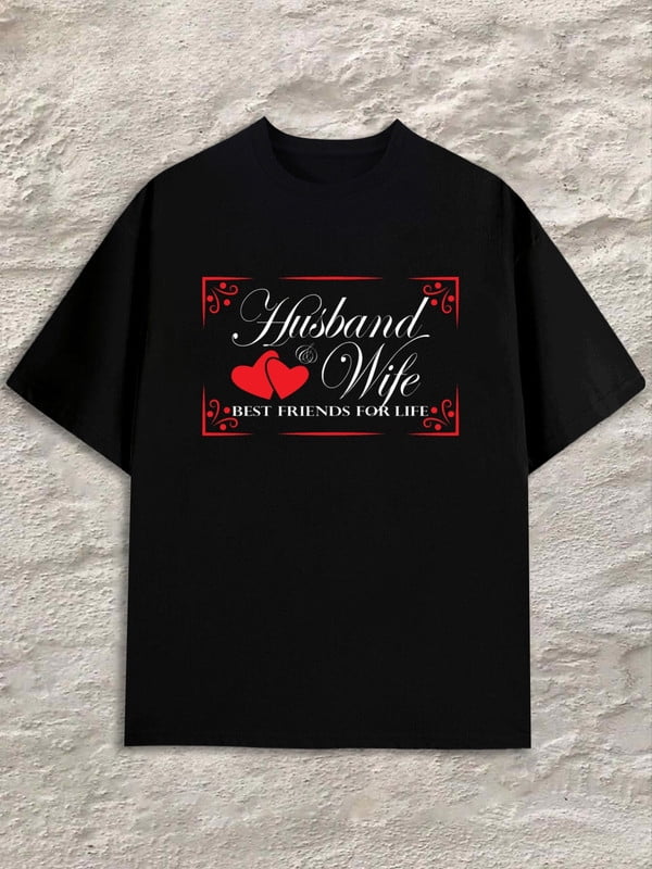 Best Friends For Life for men black spring and summer clothing Unique ...