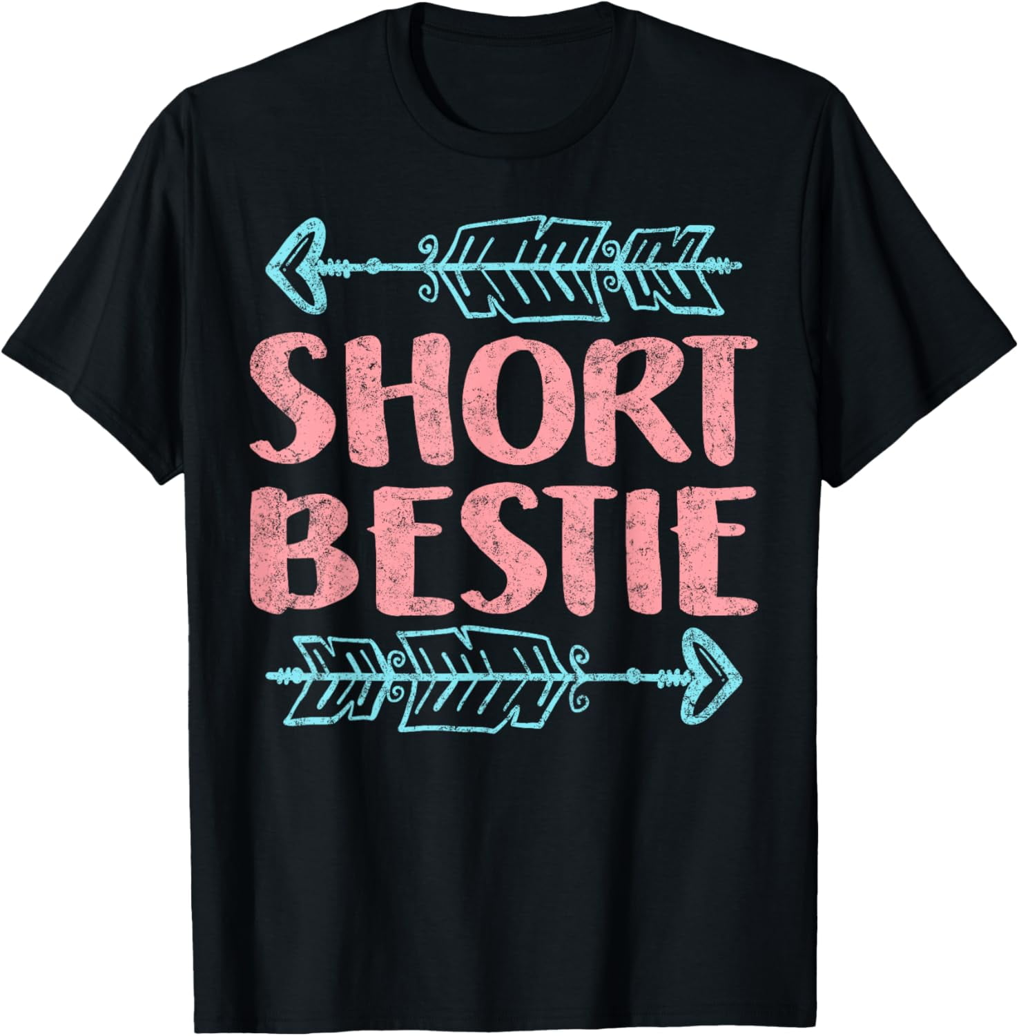 Best Friends Matching Tall Short Bestie Birthday BFF Besties T-Shirt ...