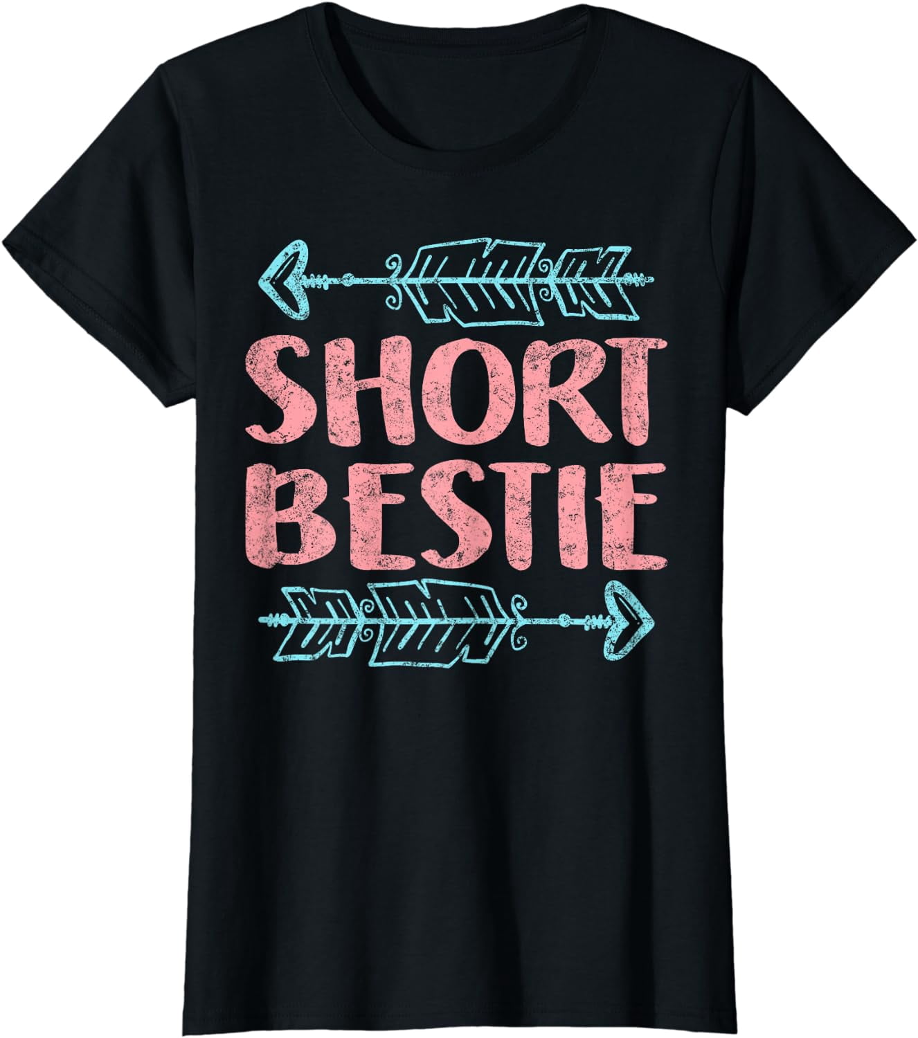 Best Friends Matching Tall Short Bestie Birthday BFF Besties T-Shirt ...