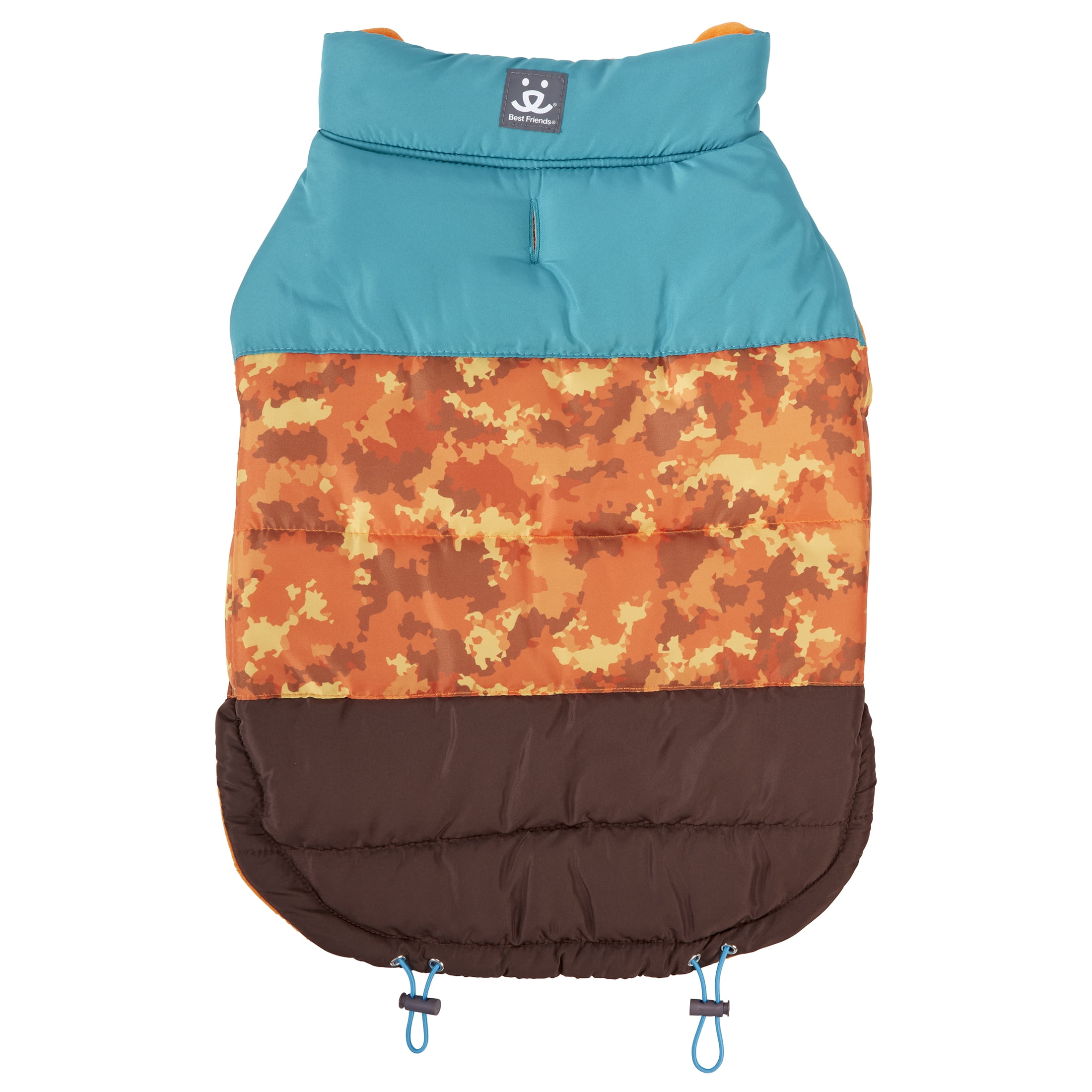 Best Friends Pet Coats & Jackets- Teal, Orange Camo and Brown Color ...