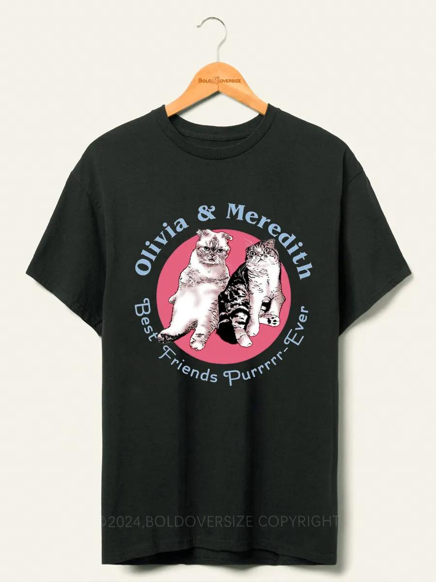 Best Friends Purr Ever Cat Tee - Walmart.com