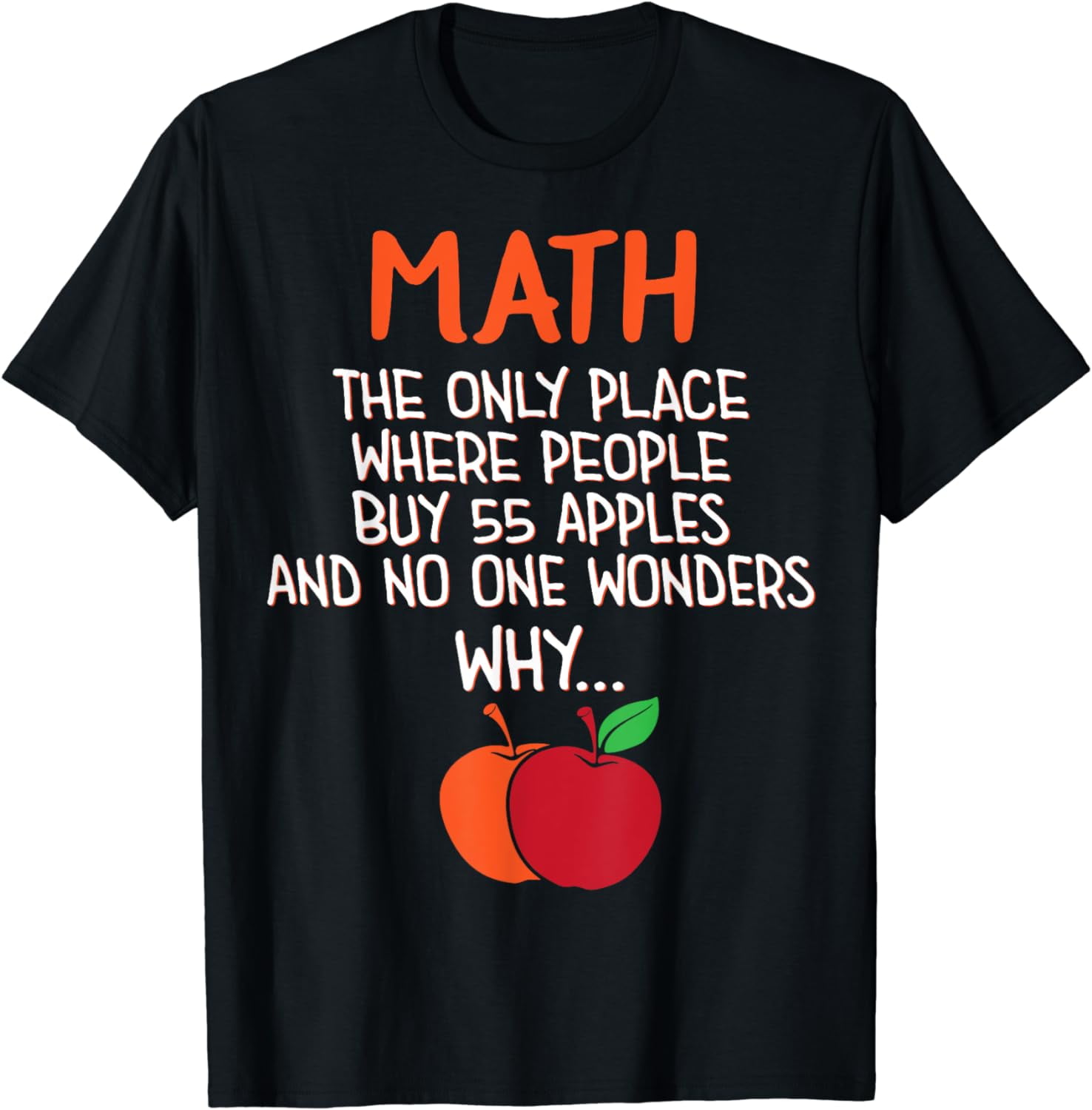 Best Funny Math Teacher Joke Humor Science Fun Math Pun Cotton T-Shirt ...