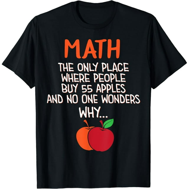 Best Funny Math Teacher Joke Humor Science Fun Math Pun T-Shirt ...