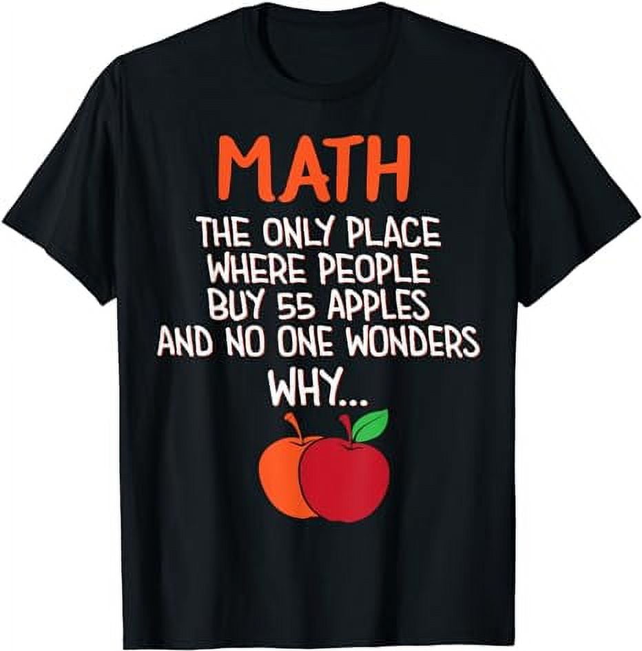 Best Funny Math Teacher Joke Humor Science Fun Math Pun T-Shirt ...