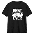 Best Gamer Ever Vintage Graphic Tee For Men, Gaming Funny Cotton Short ...