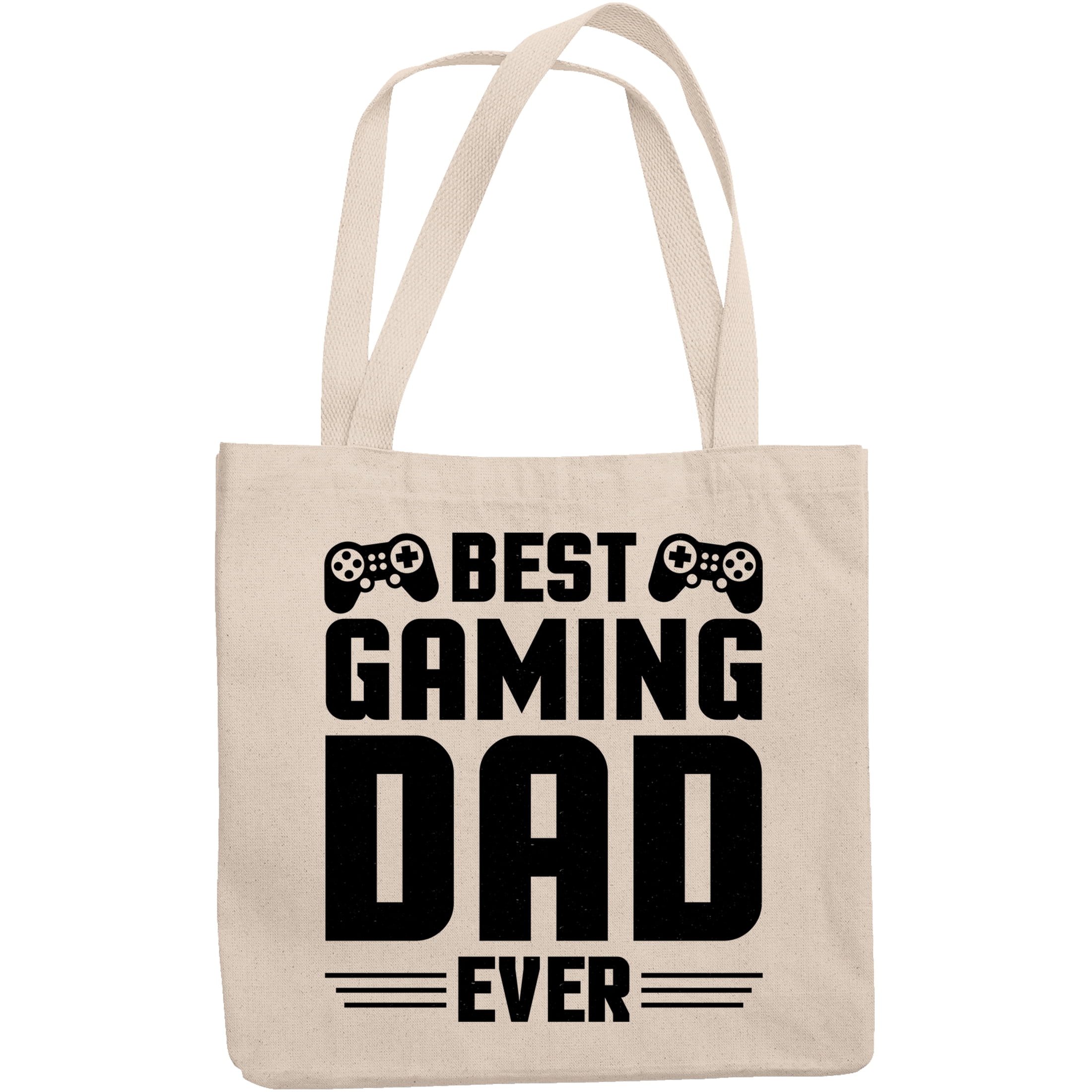 Best Gaming Dad Ever, Gamer Father's Day or Birthday, 12oz Canvas Tote ...