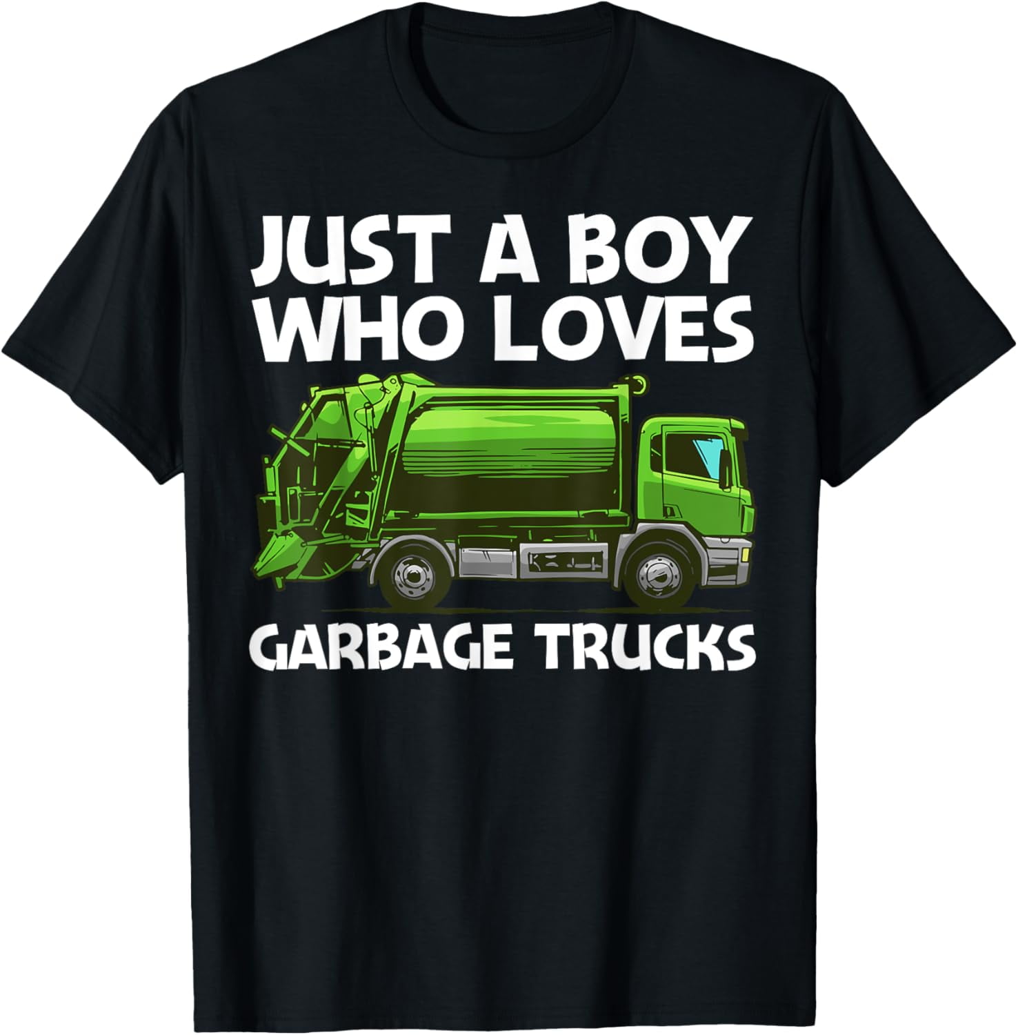 Best Garbage Truck For Boys Kids Waste Management Garbage T-Shirt100 ...