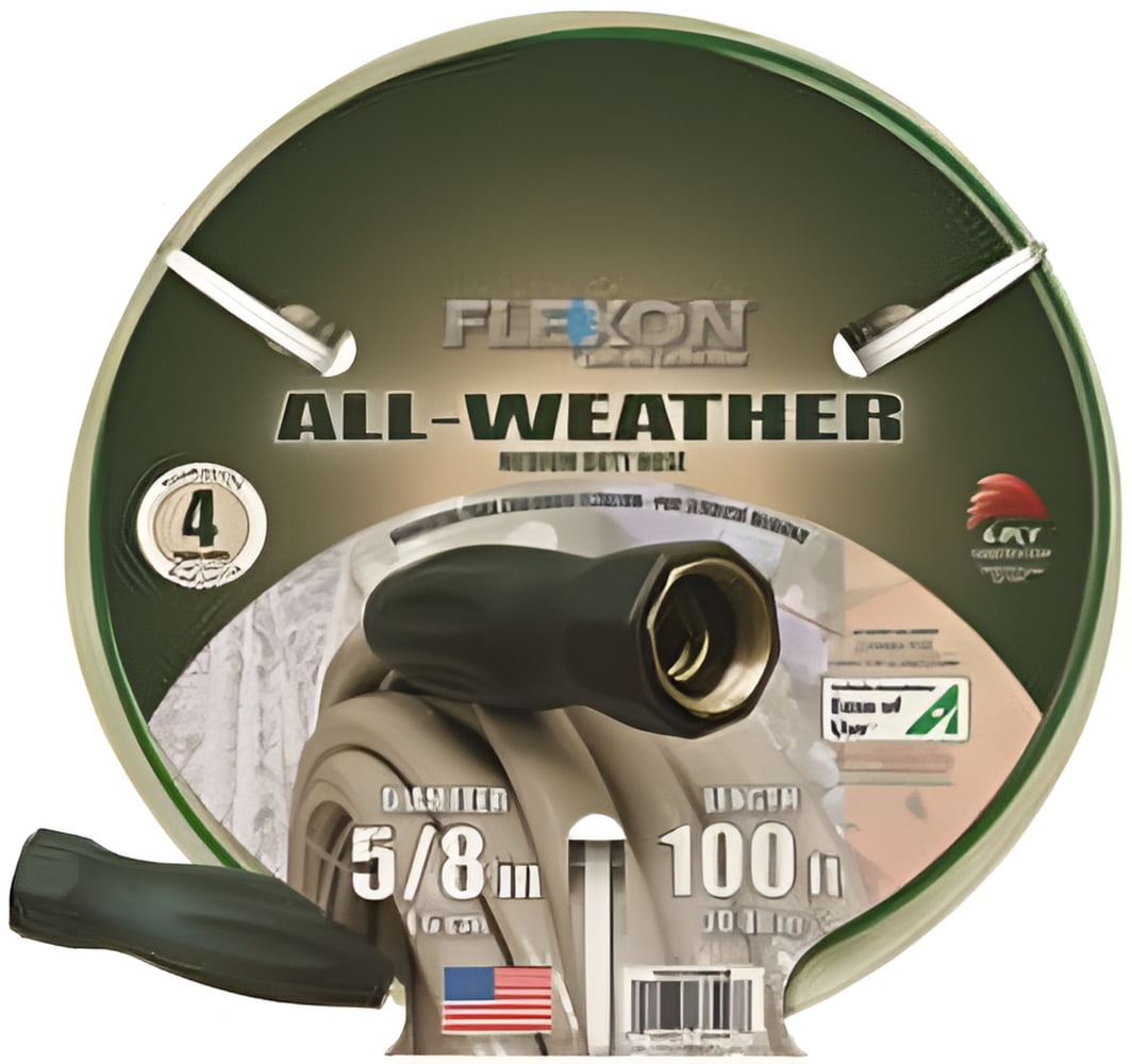 Flexon FAW58100 Garden Hose, 100' - Walmart Business Supplies