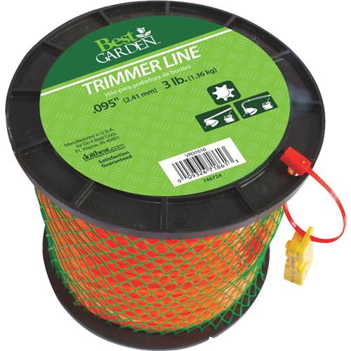 Best Garden Commercial Trimmer Line .095 3LB SPOOL, Each - Walmart.com