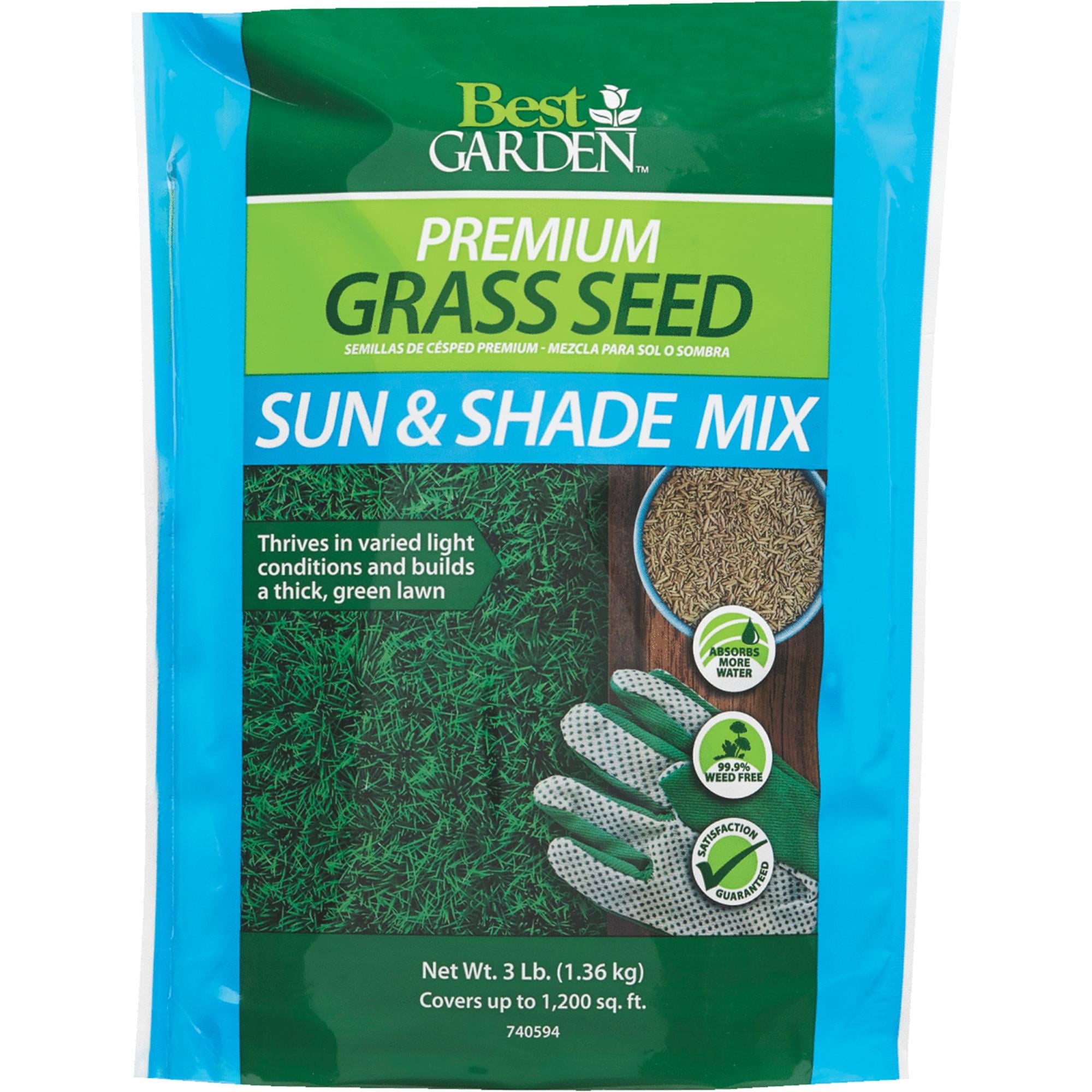 Best Garden Full Sun & Shade Grass Seed for Lush, Shady Lawns - Walmart.com