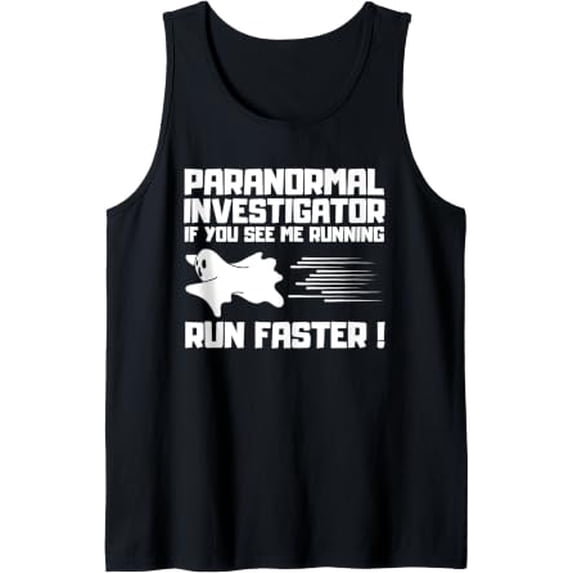 Best Ghost Hunting Art For Men Paranormal Ghost Spirit Tank Top Size S ...