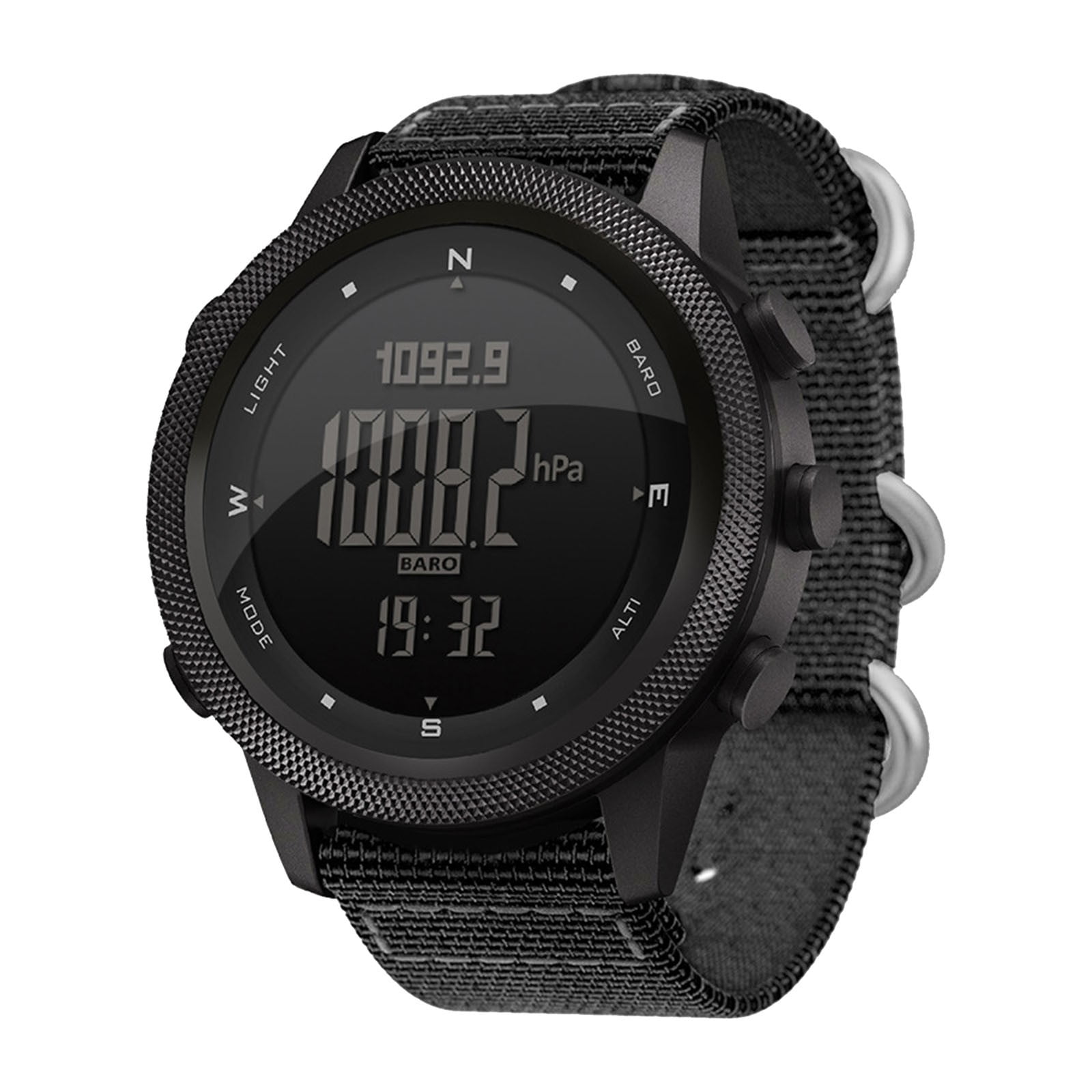 Best Gift！JIASEN Men's Outdoor Electronic Watch Altitude Stopwatch ...