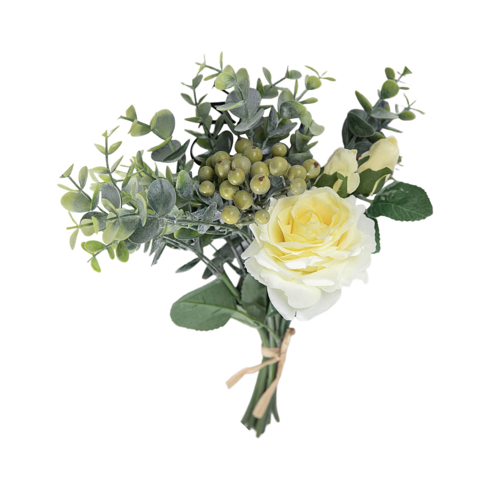 Best Gift! Tunhigl Glued Rose Imitation Flower Home Decoration Wedding ...