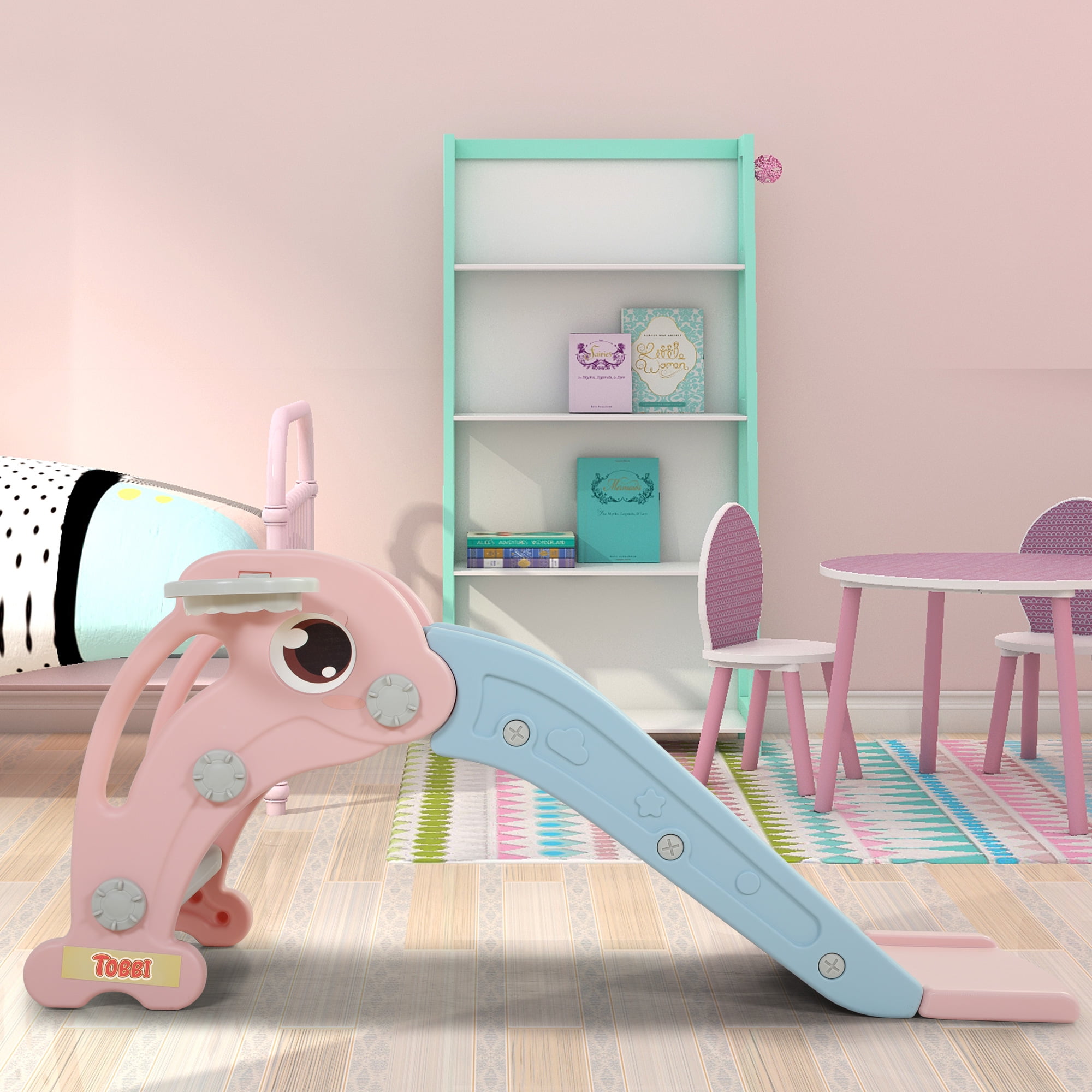 Best Gift for Kids! Kids Slide 2 in 1 Slide, Toddler Freestanding Extra ...