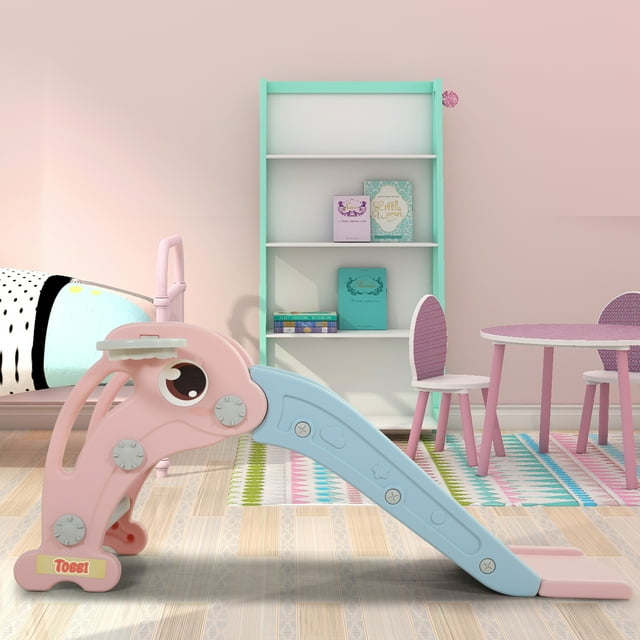 Best Gift for Kids! Kids Slide 2 in 1 Slide, Toddler Freestanding Extra ...