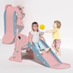 Topbuy Children's Folding Up-down Slide Plastic Fun Toy for Kids ...
