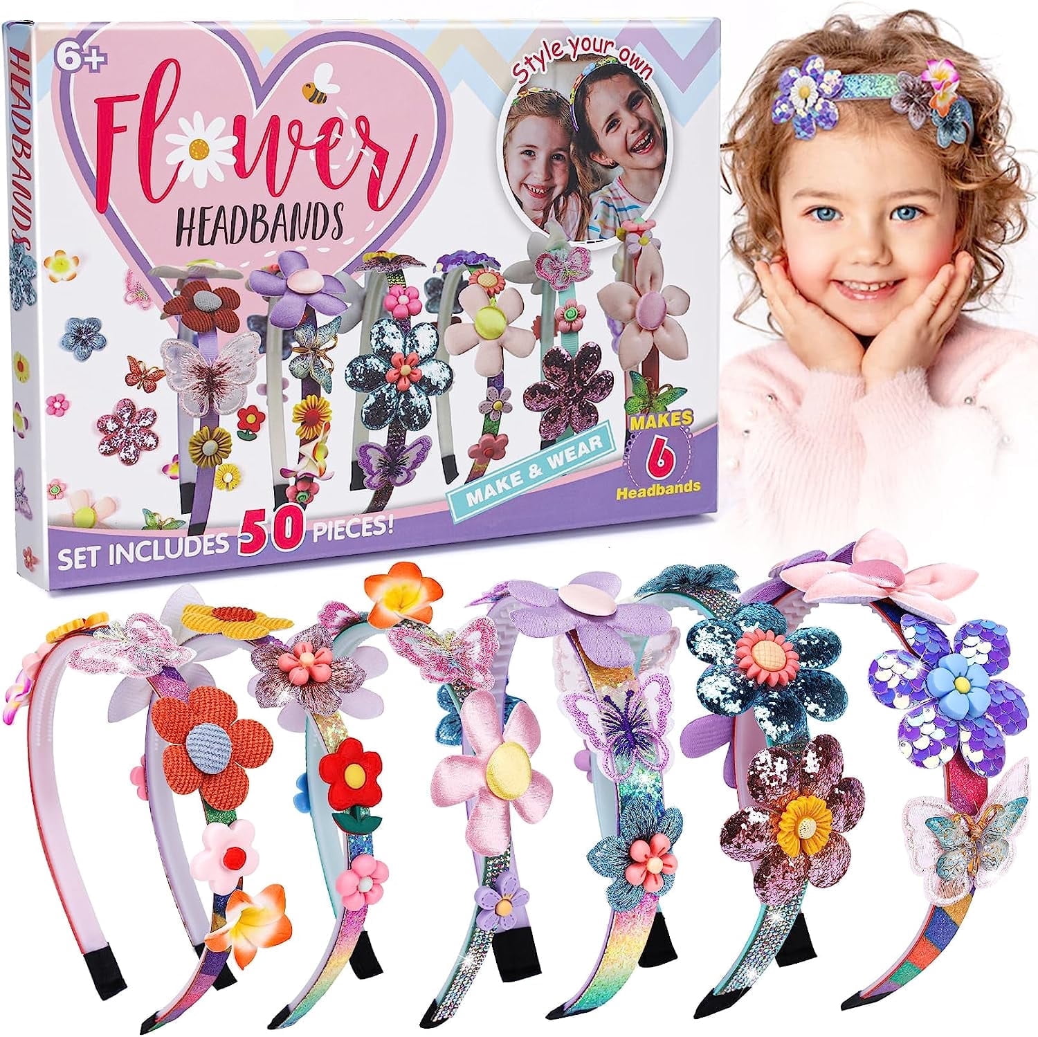 Perfect Gifts for Girls Aged 6-12: Fashionable DIY Flower Hair ...