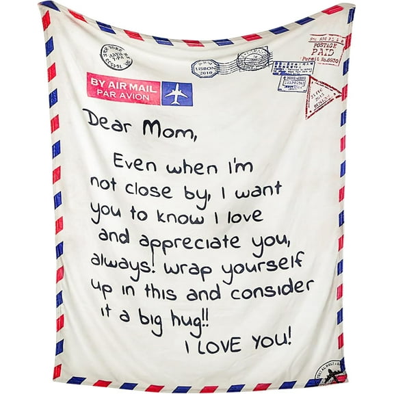 Blanket Gift for Mom from Daughter Son,Soft Throw Blanket Fleece for ...