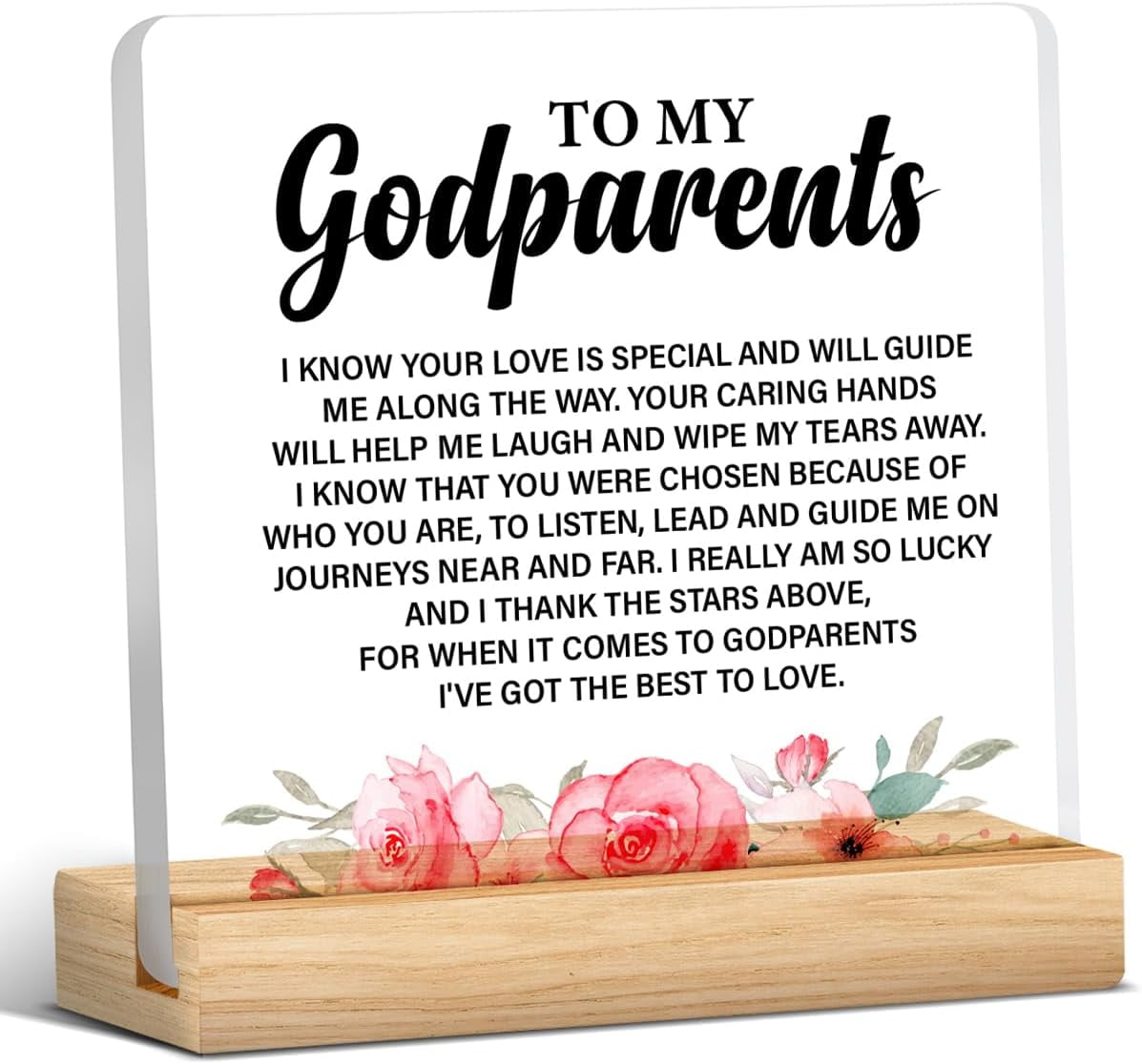 Best Godparents Gift, Godparents Gift From Godson Goddaughter, Thank ...