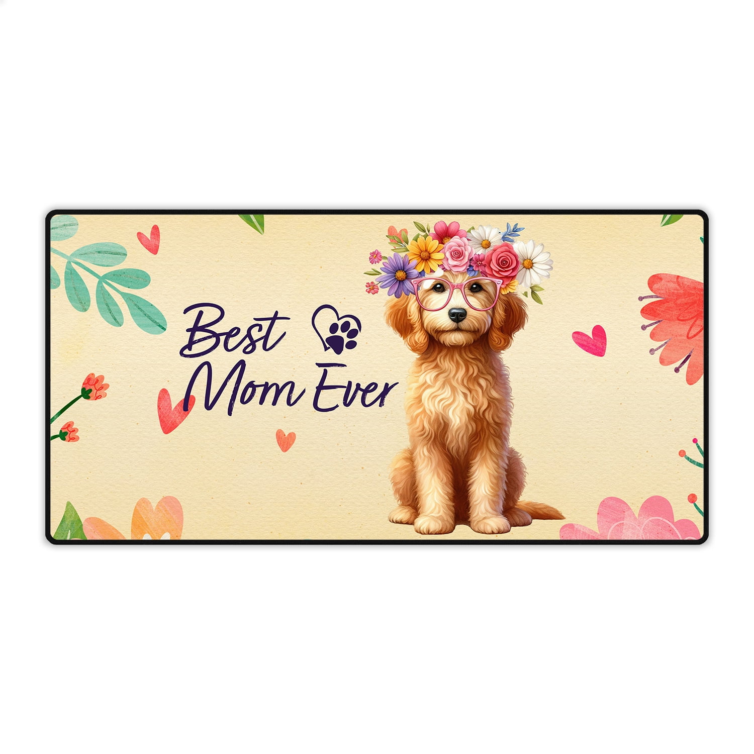 Best Goldendoodle Mom Ever Happy Mother's Day Desk Mat Full Keyboard ...