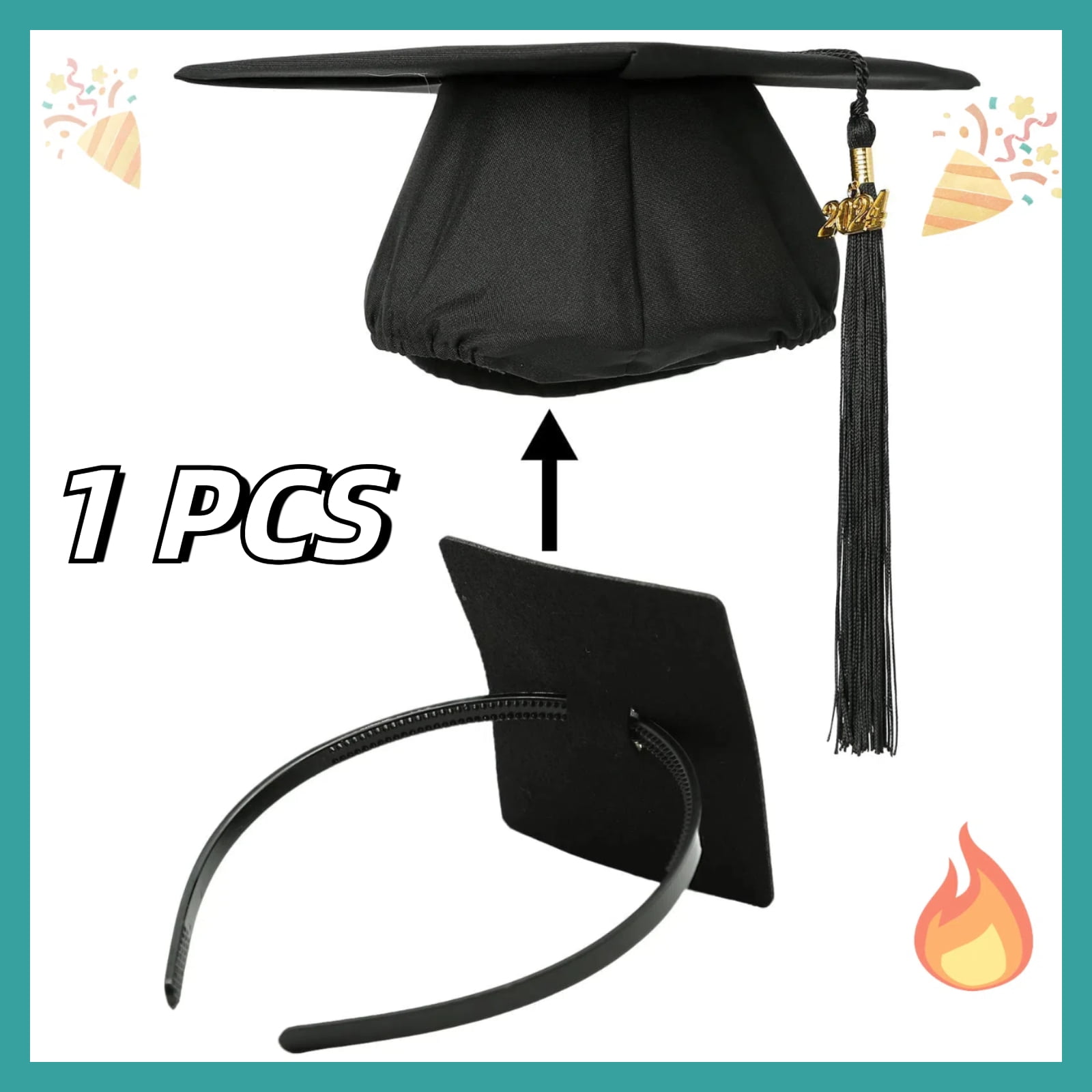 Best Graduation Cap Headband - Grad Cap Headband, Firm Anti-Fall ...