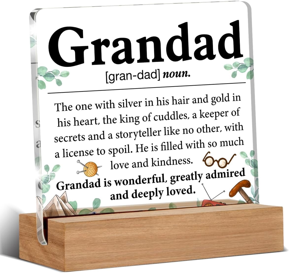 Best Grandad Gift - Grandad Gifts From Grandson Granddaughter - Gifts ...