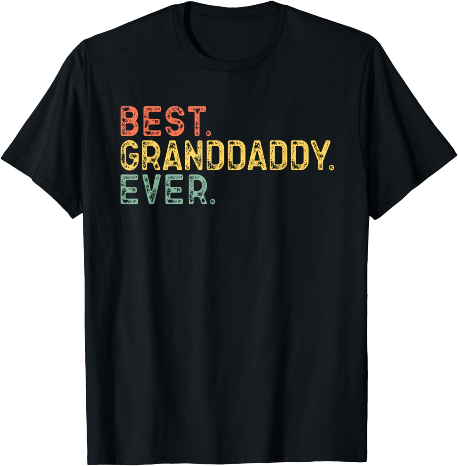 Best Granddaddy Ever Family Funny Cool Vintage Grand-daddy T-Shirt ...