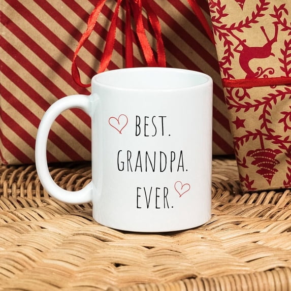 Best Grandpa Ever Coffee Mug Grandpa Gift Cute Grandpa Mug Cute Gift ...