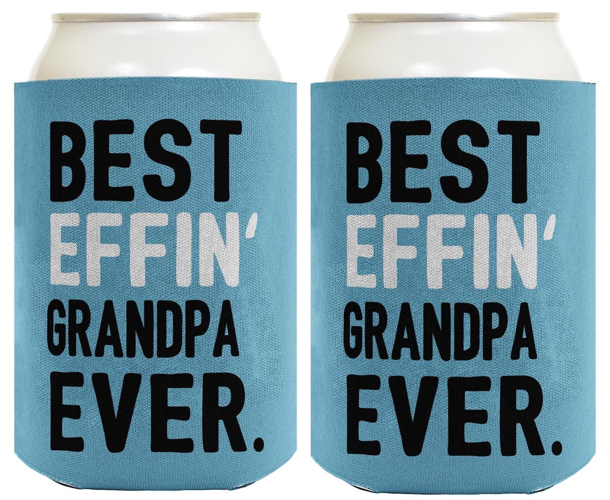 Best Grandpa Gifts Best Effin' Grandpa Ever 2-Pack Can Drink ...