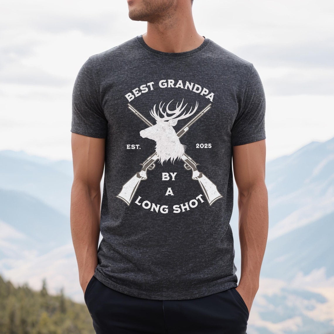 Best Grandpa Hunting Shirt, Hunting For Grandpa From Granddaughter ...