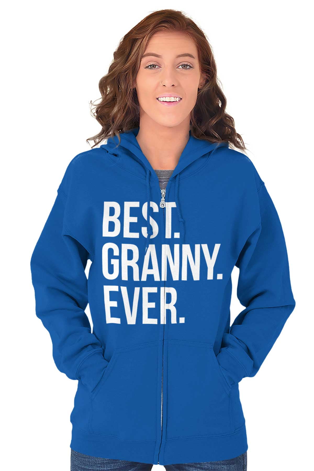 Best Granny Ever Grandma Grams Mother Zip Hoodie Sweatshirt Women ...