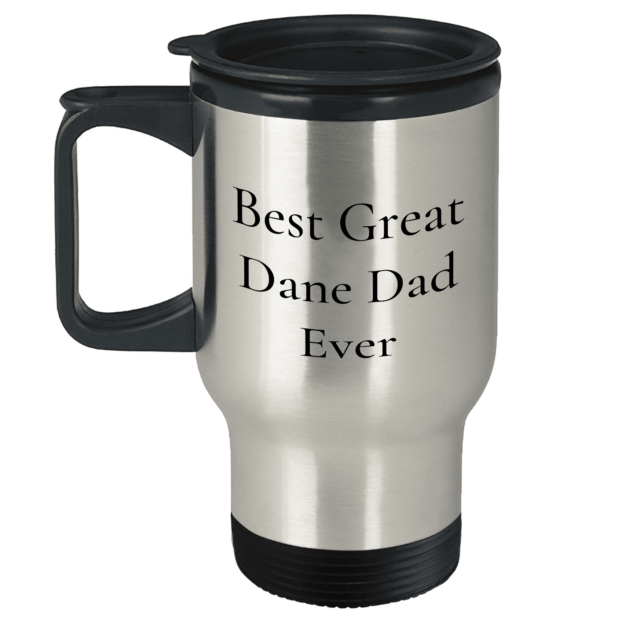 Best Great Dane Dad Ever Funny Travel Mug, Gifts from Men to Great Dane ...