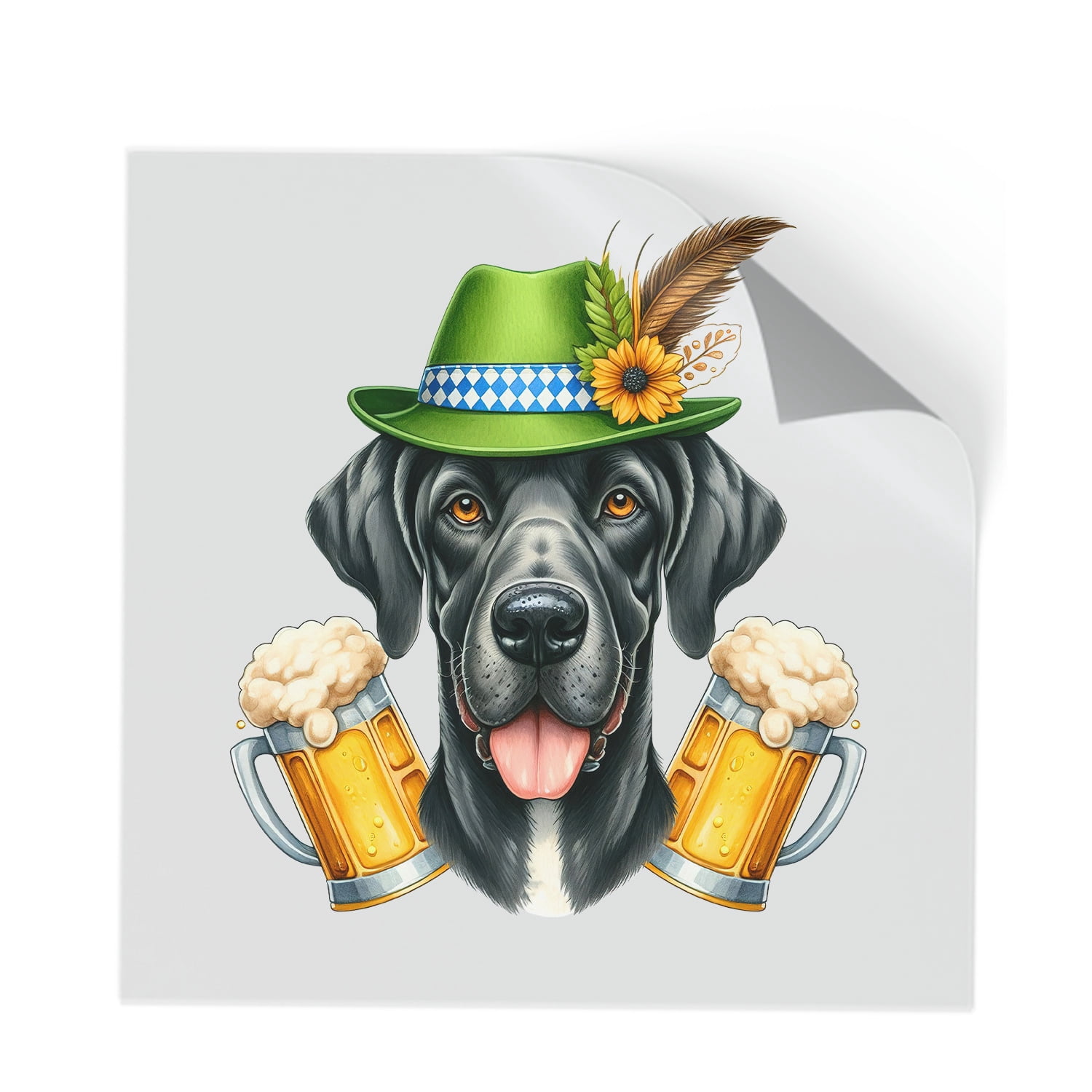 Best Great Dane Dad Proud Beer Lover Happy Oktoberfest Cutout Transfer ...