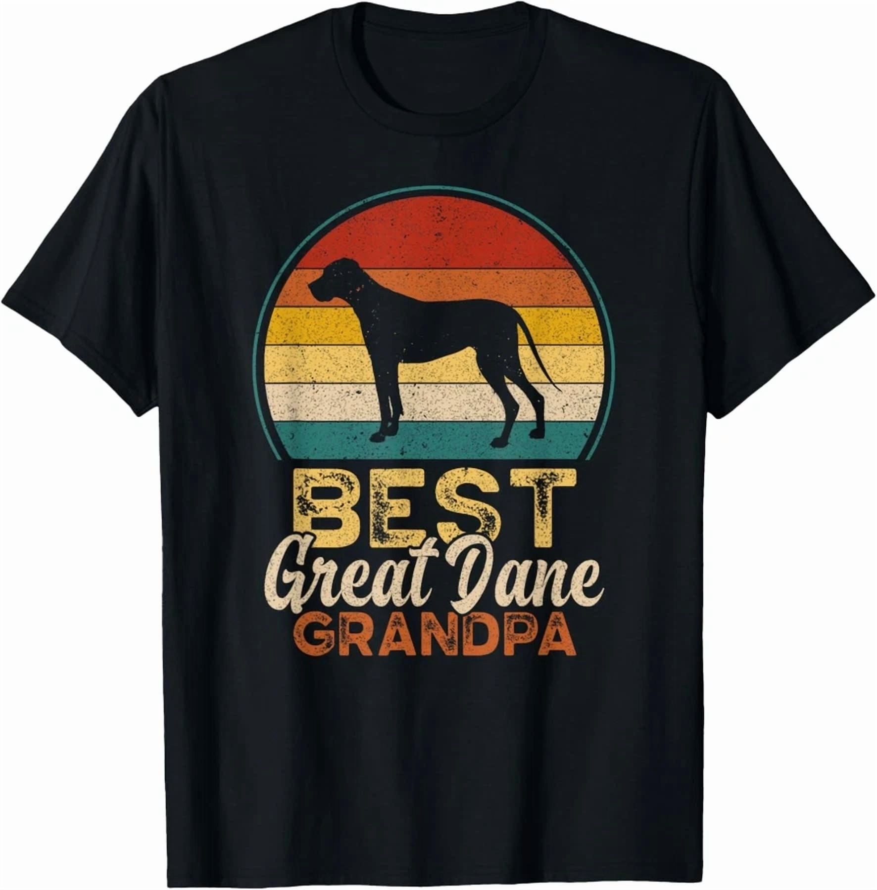 Best Great Dane Grandparent Parent Day Relative Animal Graphic Art Tee ...