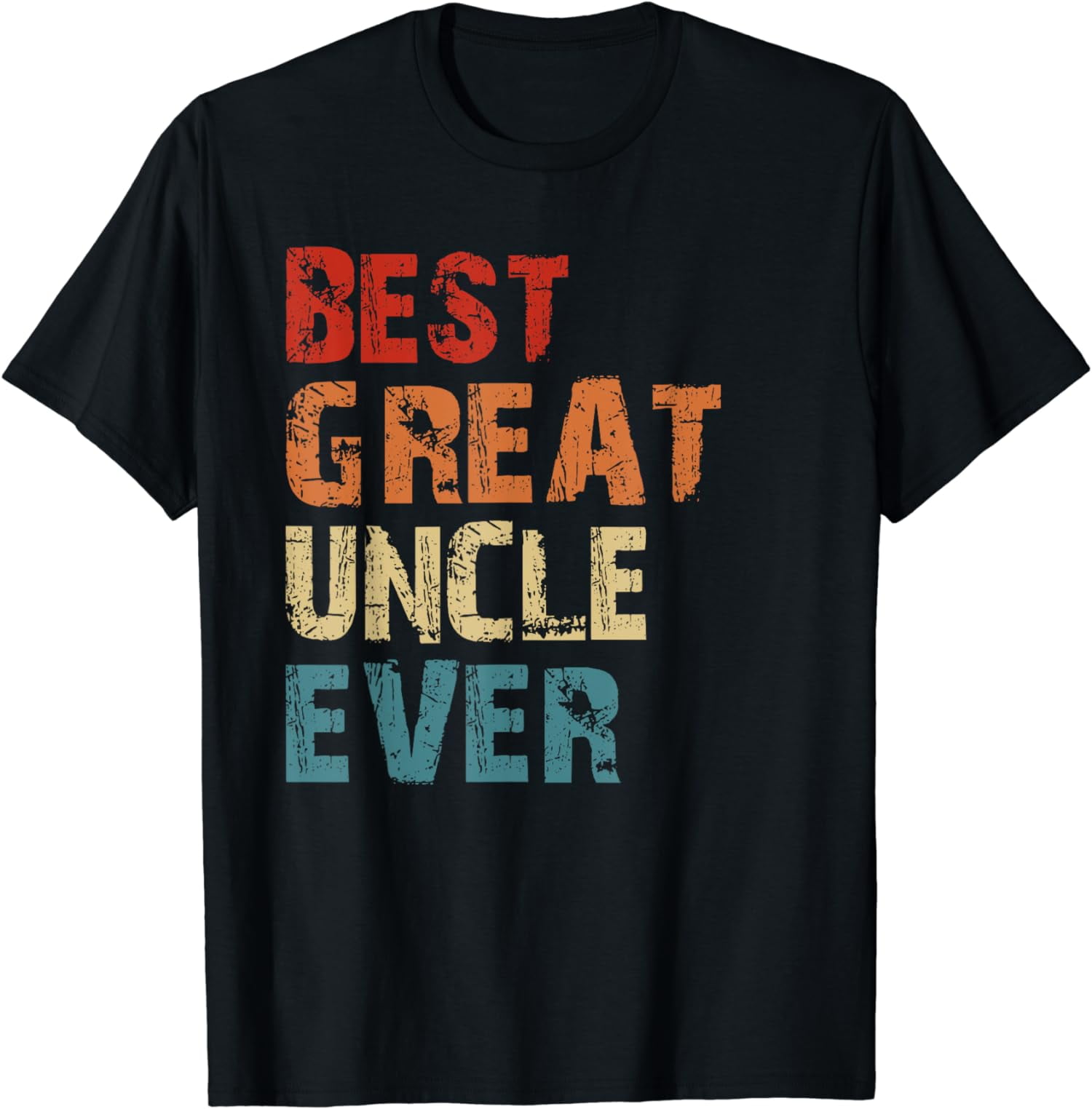 Best Great Uncle Ever Vintage Retro Best Uncle - Uncle Lover T-Shirt - Walmart.com