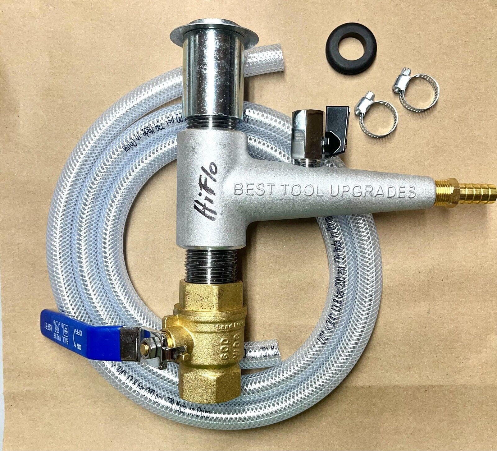 Best HI-FLO Harbor Freight Metering Valve Upgrade +DrainValve +Hose SEE ...
