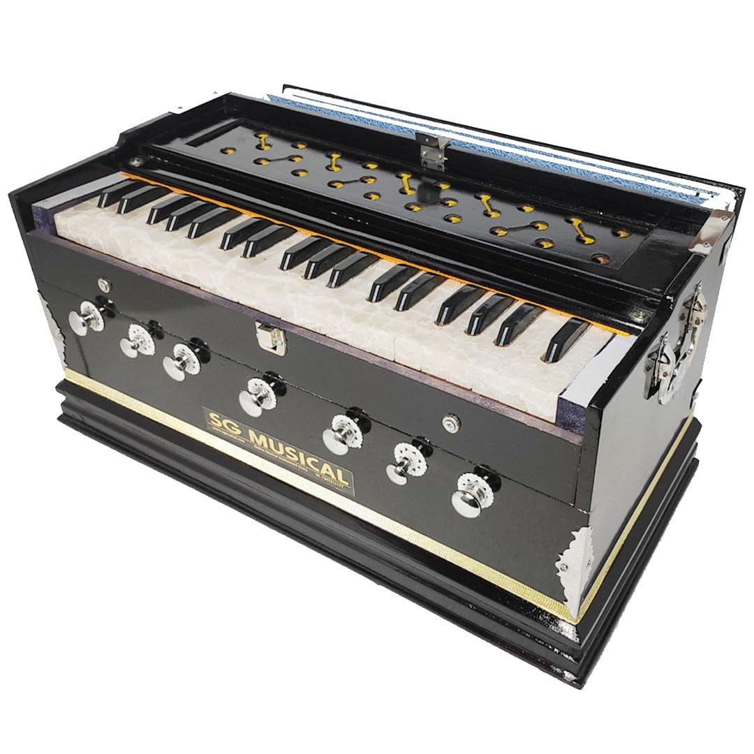 Best Harmonium - 7 Stopper, Double Bellow, 39 Keys, Two Reed (Bass-Male ...