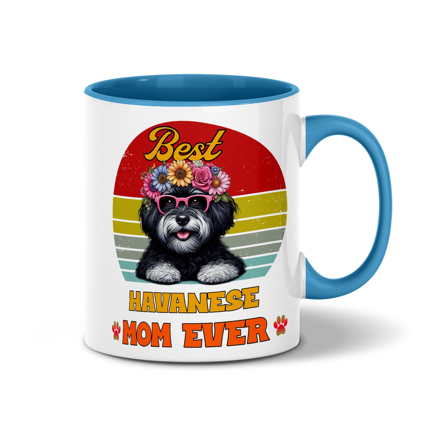 Best Havanese Mom Ever Happy Mother's Day 11oz Accent Two-tone Mug ...