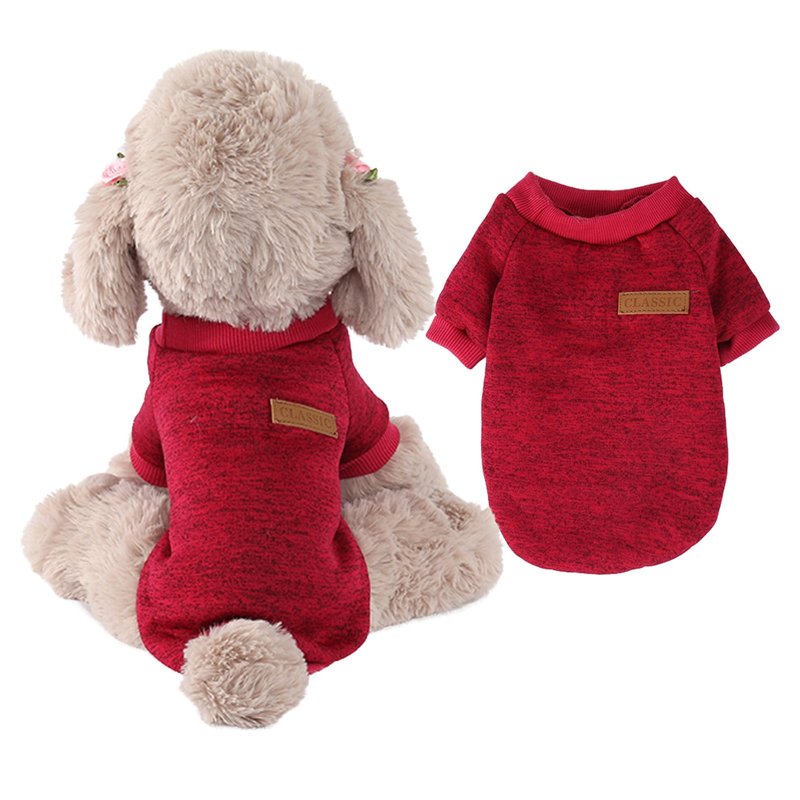 Best High-quality Pet Dog Clothes Knitwear Dog Sweater Soft Thickening ...