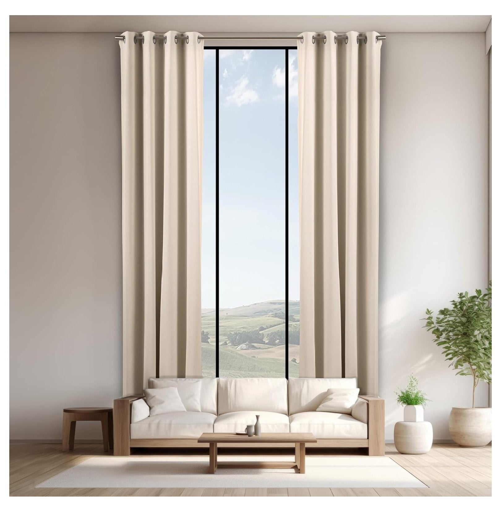 Best Home Fashion Extra Long 14 FT Blackout Curtain, Antique Bronze ...