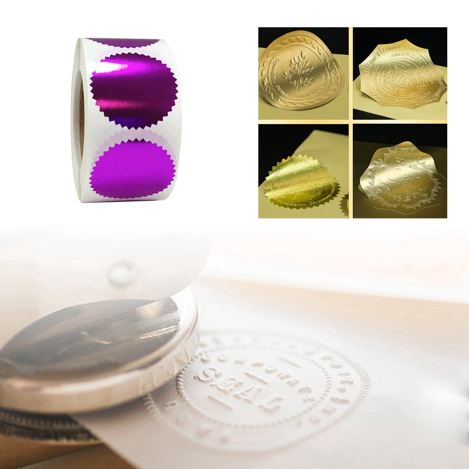 Hot Sale! 50mm Gear Embossed Sticker Label With Raised Printing For ...