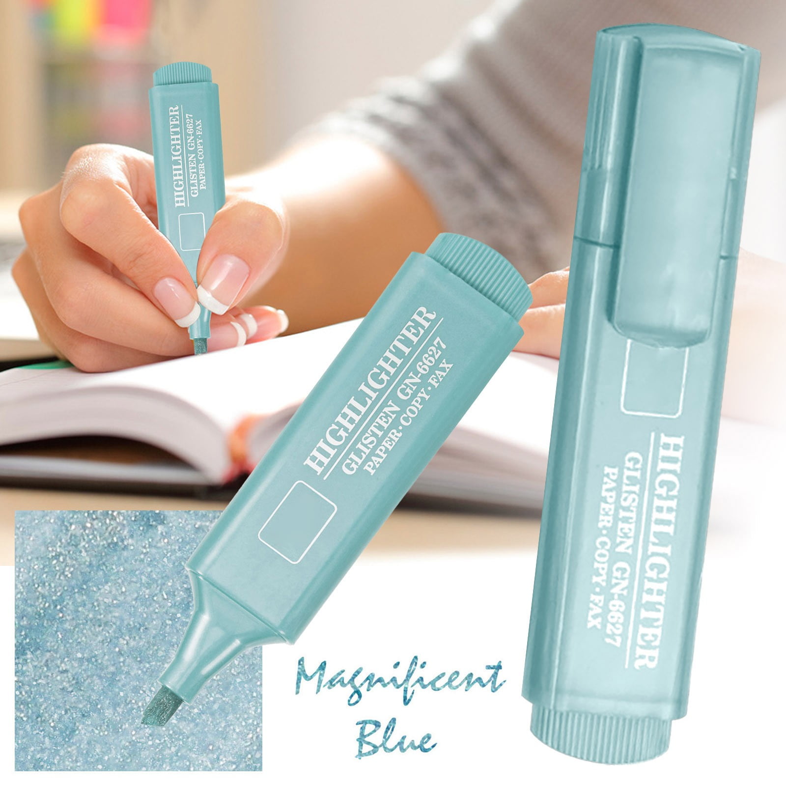 Best Hot Sale Pedty Office Supplies Supplies,Pen,1X Highlighter,Flash ...