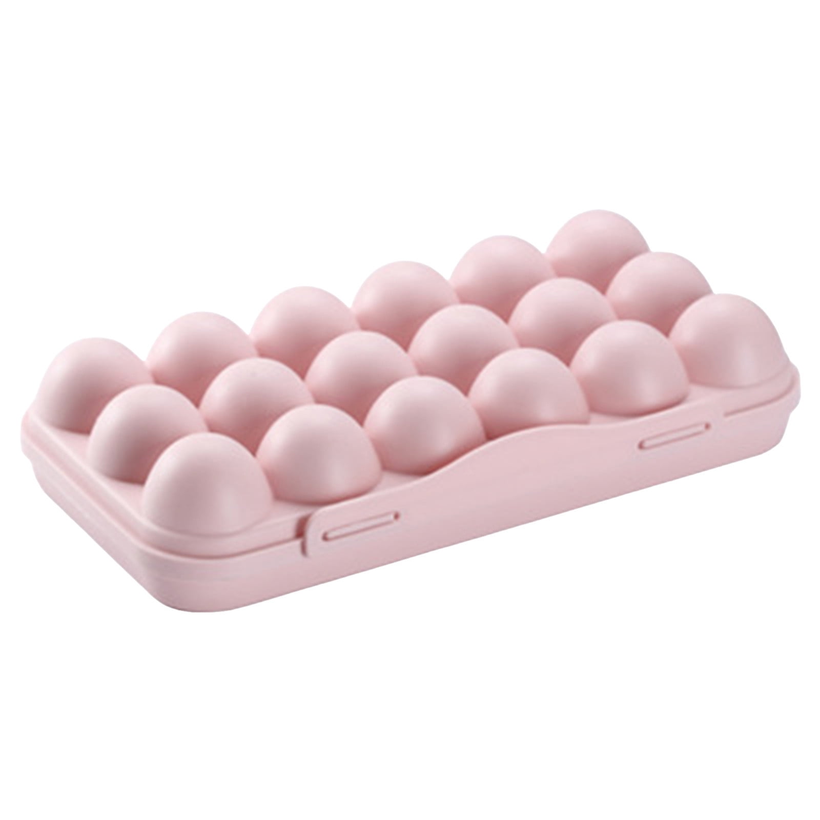 Hot Sale! Reusable Egg Carton With Lid 18 Grid Stackable Fridge Egg ...