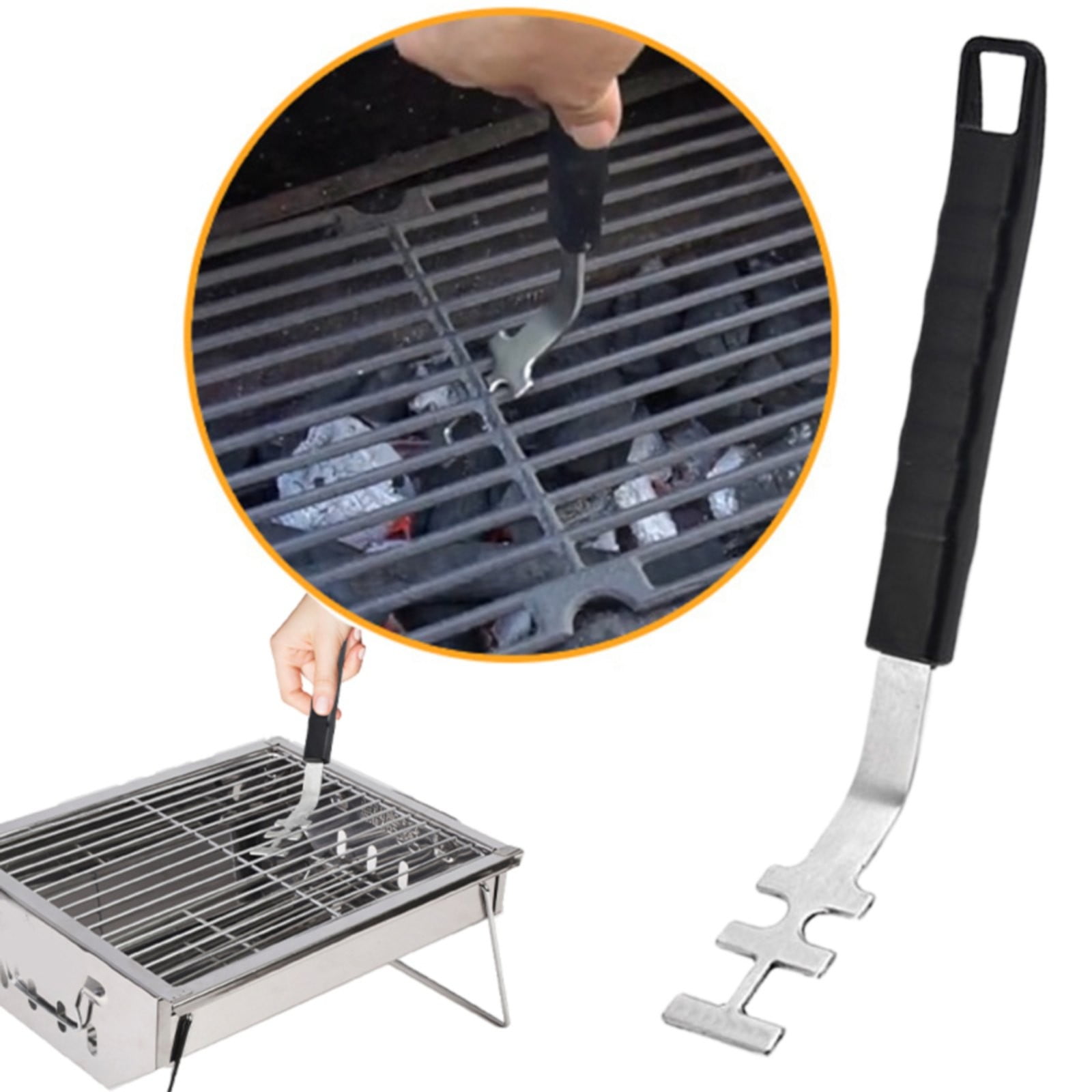 Best Hot Seller 1 Piece Grill Grate Lifter Cooking Grid Lifter ...