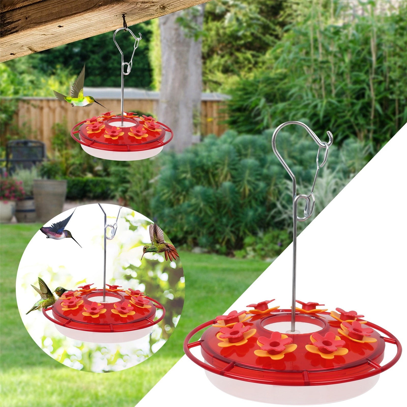 Best Hummingbird Feeders for Outdoors Hanging, Easy Clean Fill Wasp ...