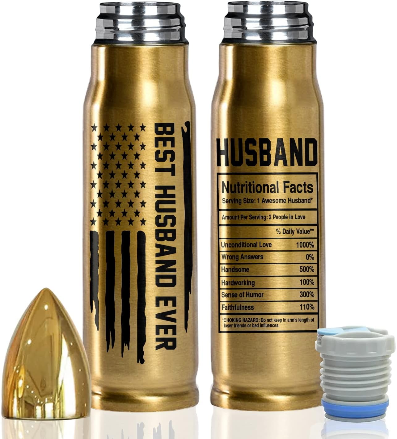Best Husband Ever 17oz Stainless Steel Bullet Tumbler - Gifts for Him ...