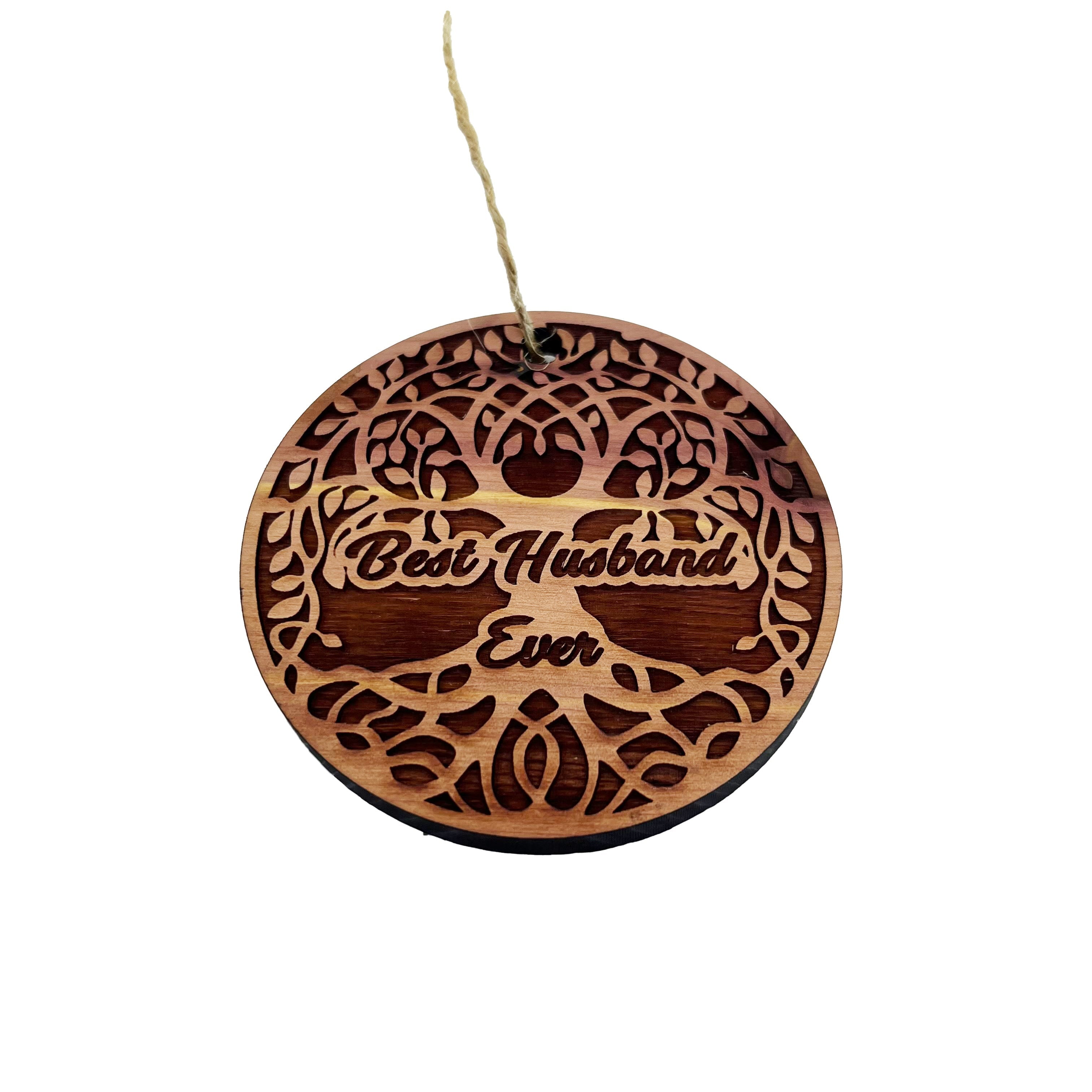 Best Husband Ever Celtic Tree of Life - Cedar Ornament - Walmart.com